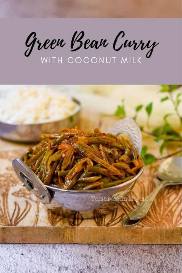 Green Bean Curry with Coconut Milk