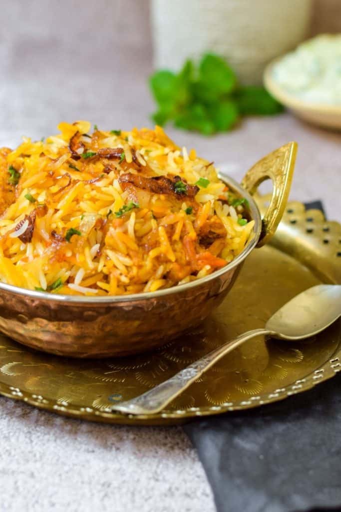 Spicy Butter Chicken Biryani • Tamarind & Thyme