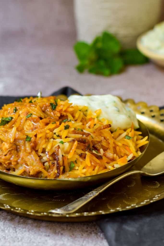 Spicy Butter Chicken Biryani • Tamarind & Thyme