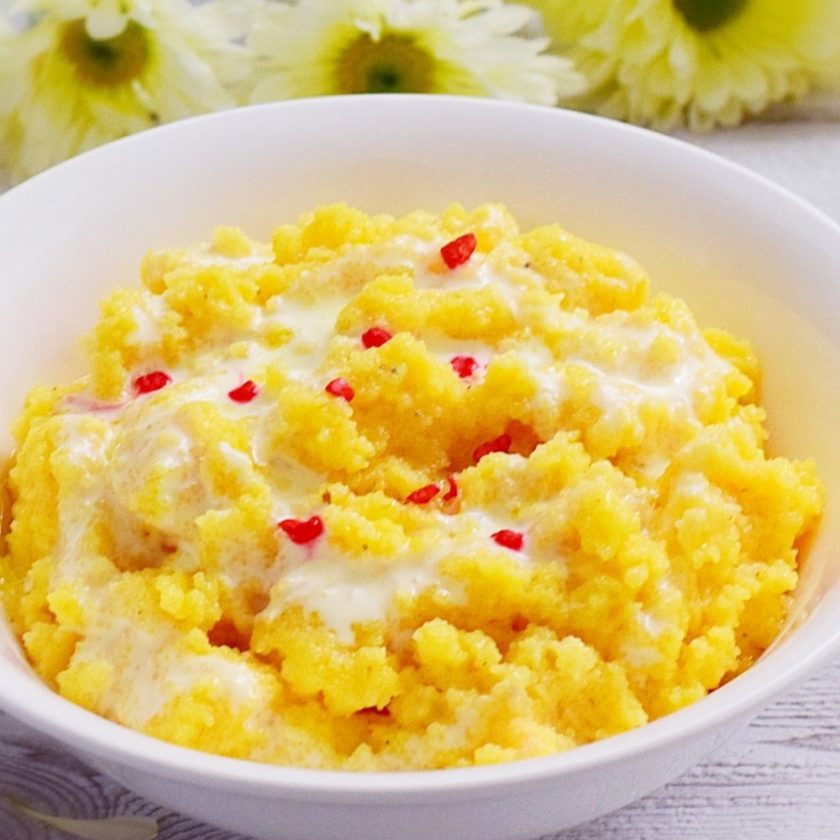 Rich Creamy Soji (Semolina Pudding) • Tamarind & Thyme