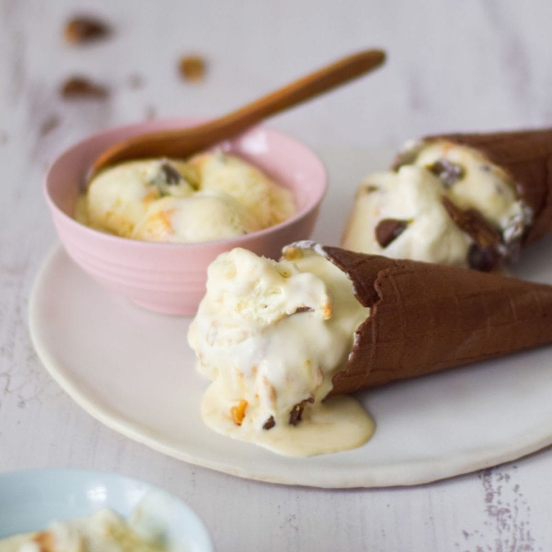 No Churn Caramel Ice-Cream