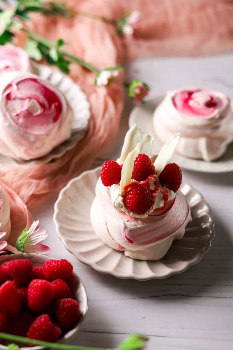 White Chocolate and Raspberry Pavlova • Tamarind & Thyme