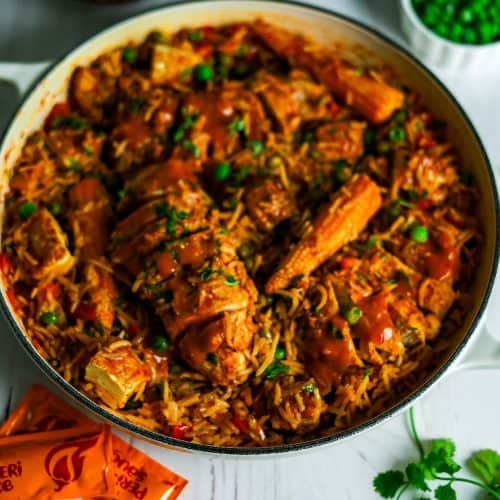 One Pot Peri Peri Chicken and Rice