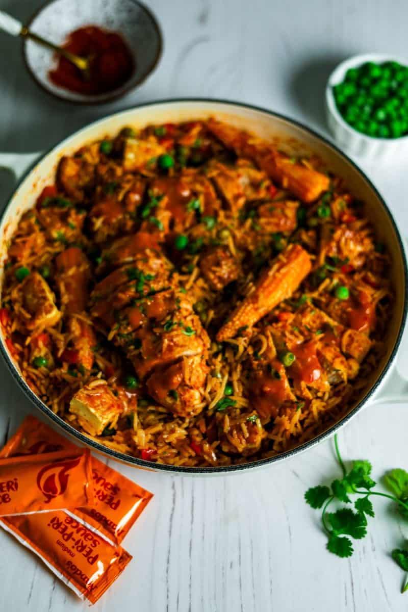 One Pot Peri Peri Chicken and Rice