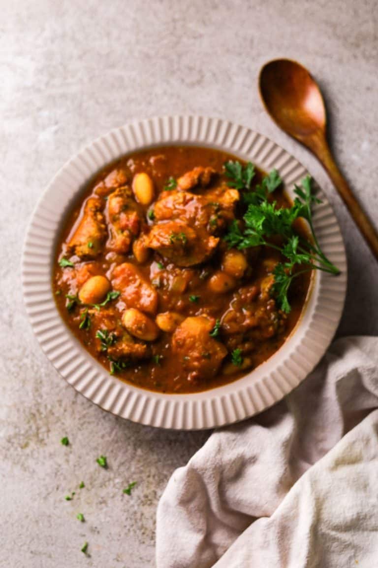 Wors Stew with Butter Beans